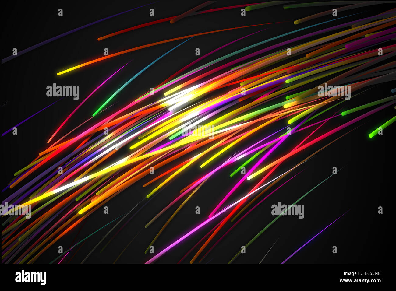 Rainbow straight Diagonal Line Glow Dark Background Stock Photo - Alamy