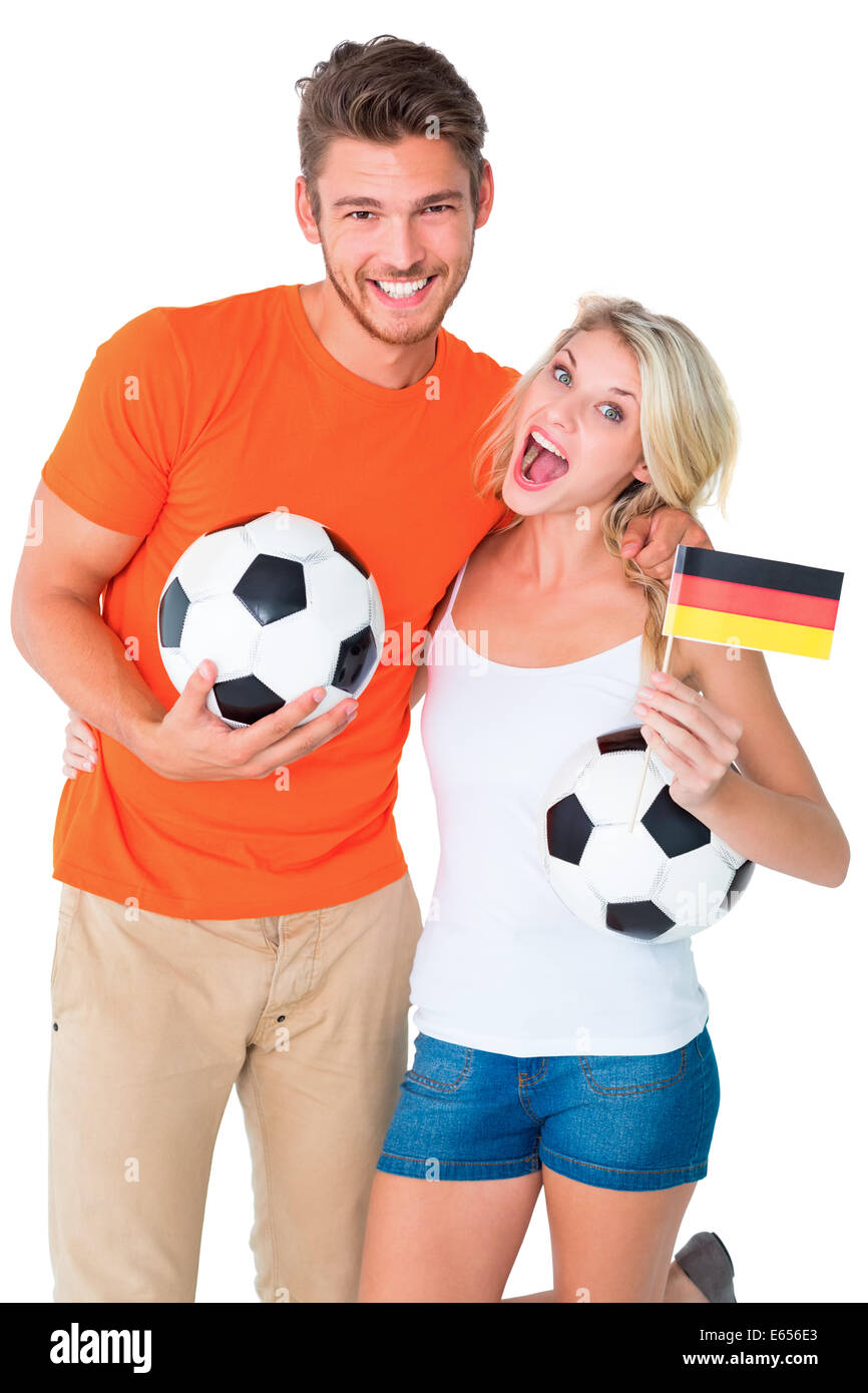 Sport football waving flag football shirt cheering hi-res stock ...