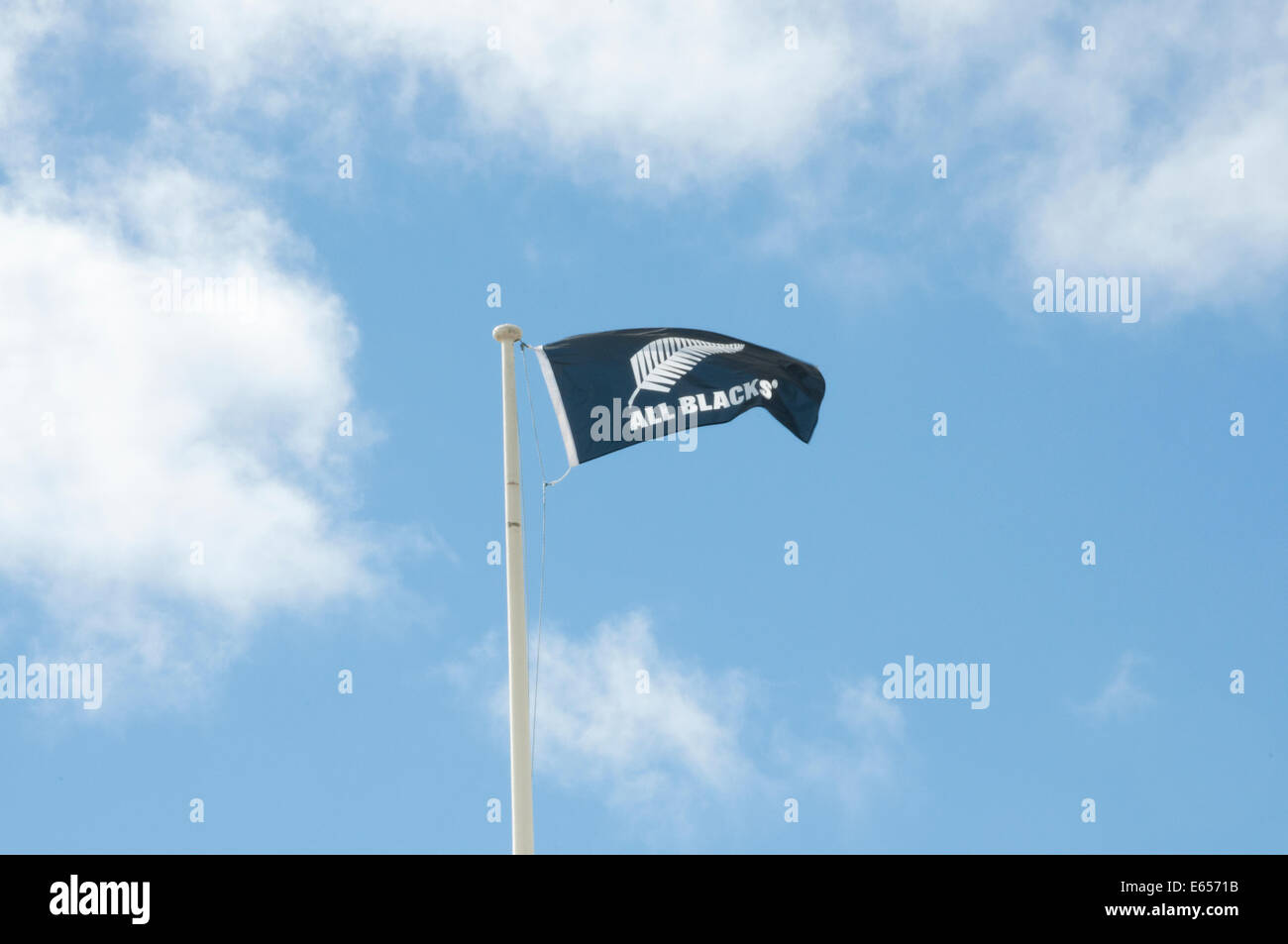 All black flag auckland hi-res stock photography and images - Alamy