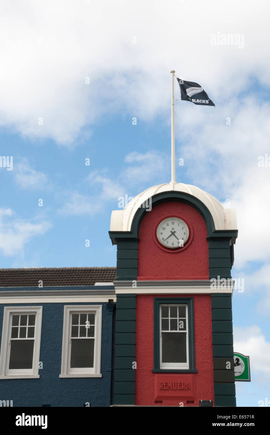 All Black Flag in Auckland New Zealand Stock Photo - Alamy