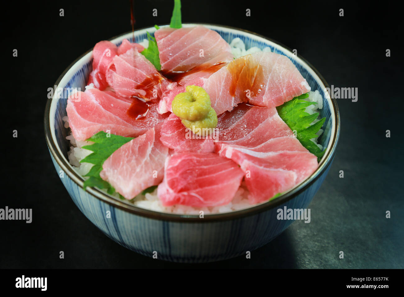 Japanese tuna rice bowl hi-res stock photography and images - Alamy