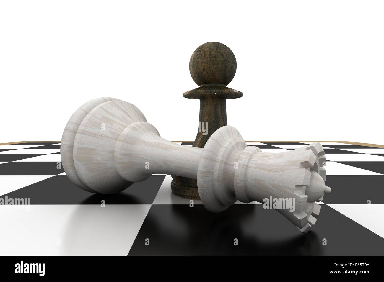 Fallen Queen Chess Piece High Resolution Stock Photography and Images ...