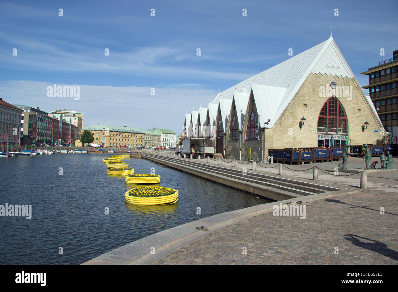 The Feskekorka (fish church) in Gothenburg Stock Photo - Alamy
