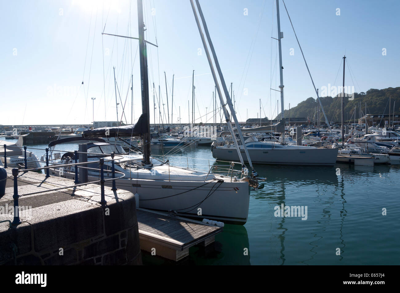 St Peter Port in guernsey Stock Photo - Alamy