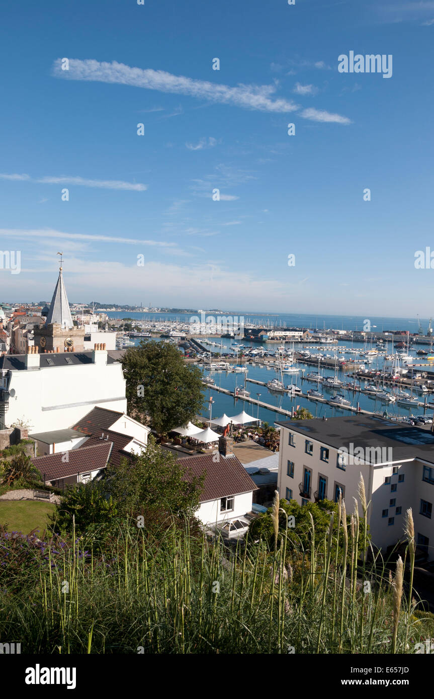 St Peter Port in guernsey Stock Photo - Alamy