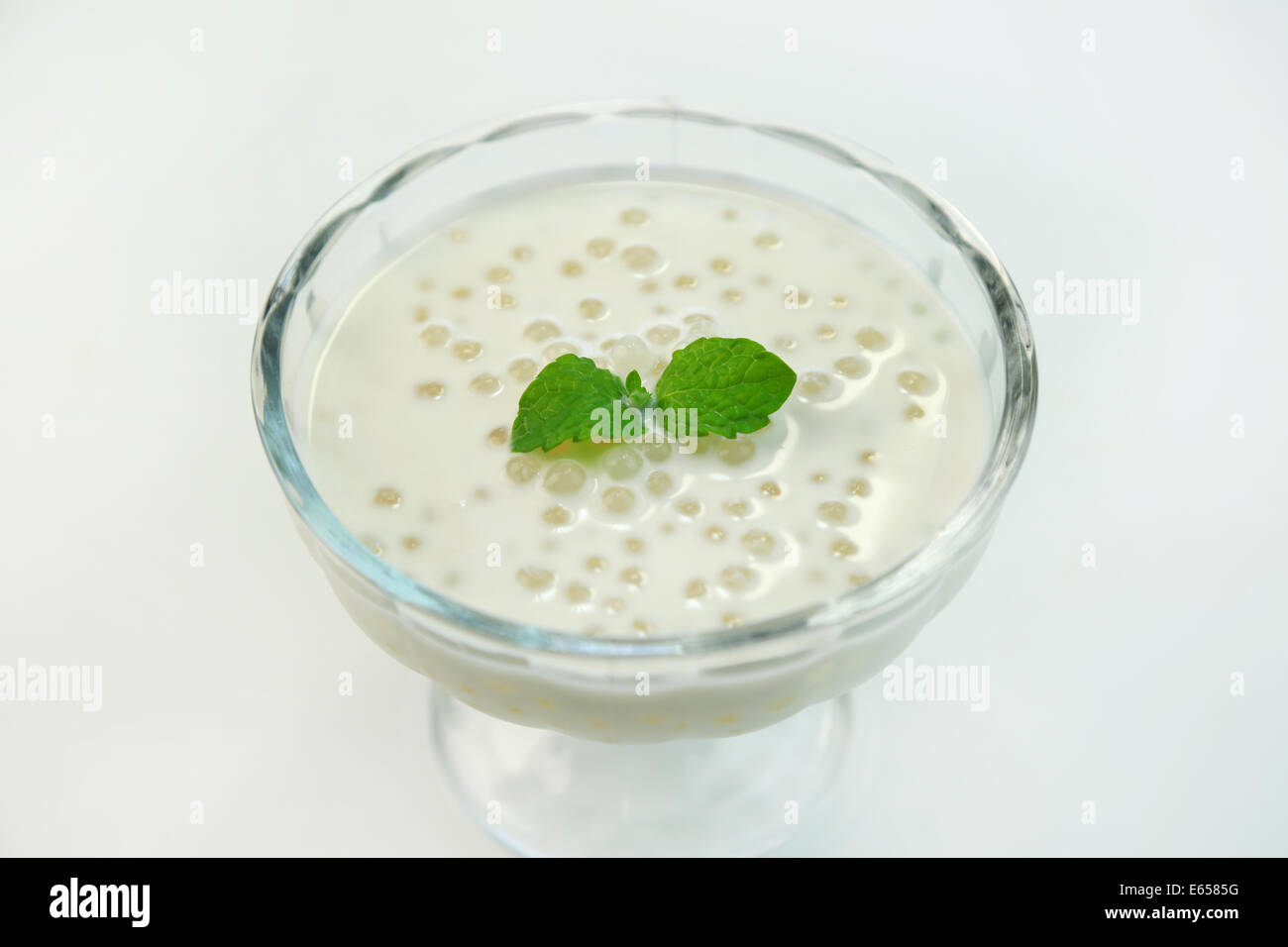 Tapioca in Coconut Milk Stock Photo - Alamy