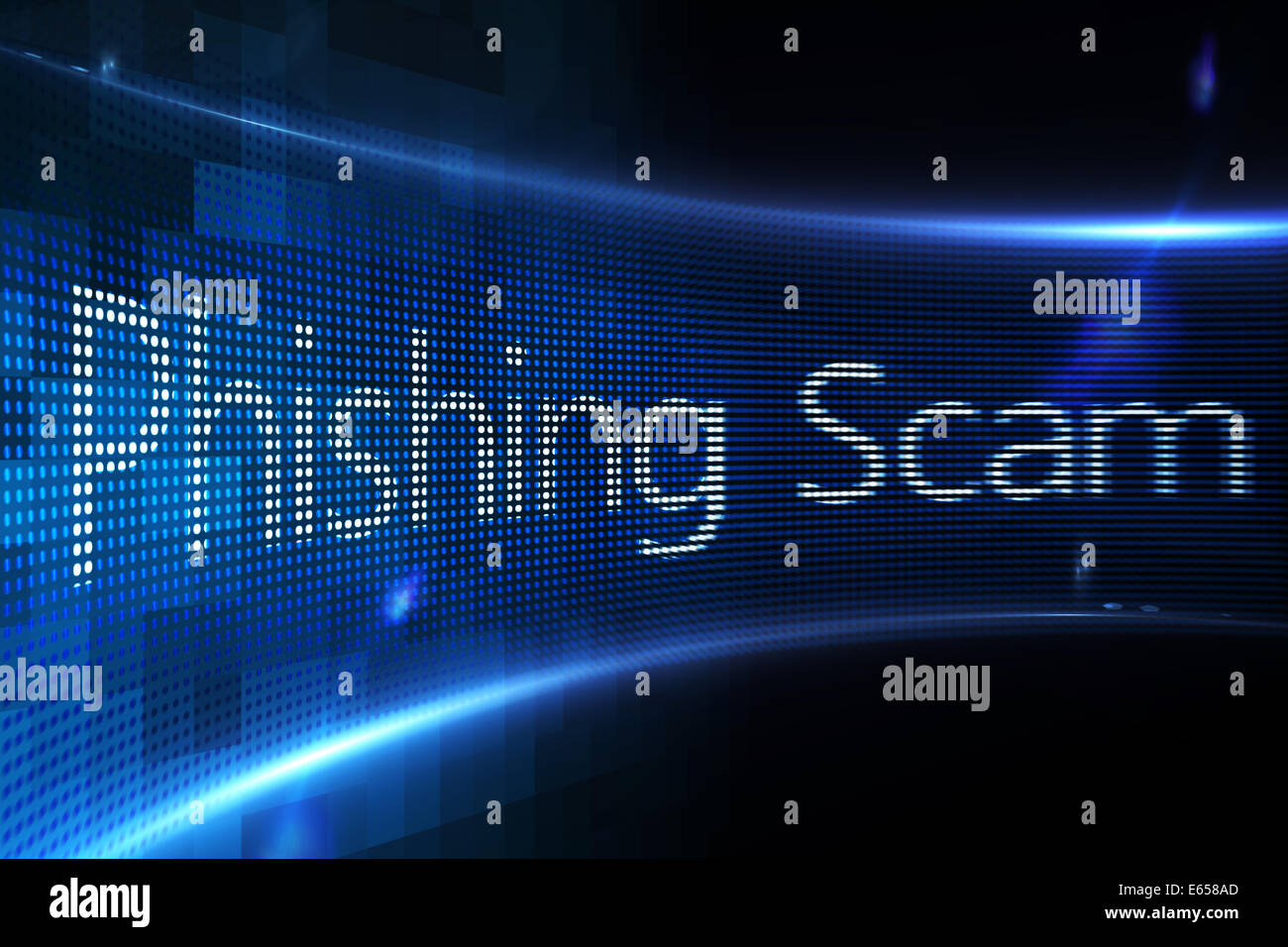 Phishing scam on digital screen Stock Photo - Alamy