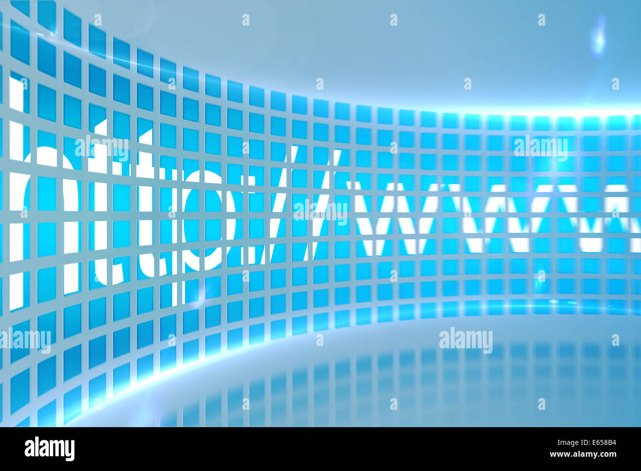 Http address on digital screen Stock Photo - Alamy