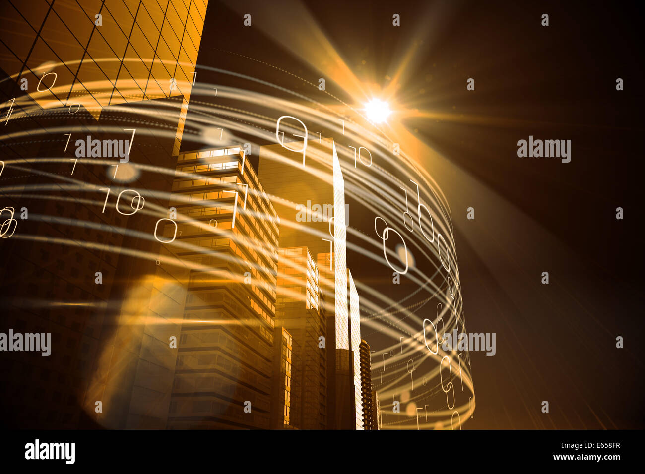 Yellow light beams hi-res stock photography and images - Alamy