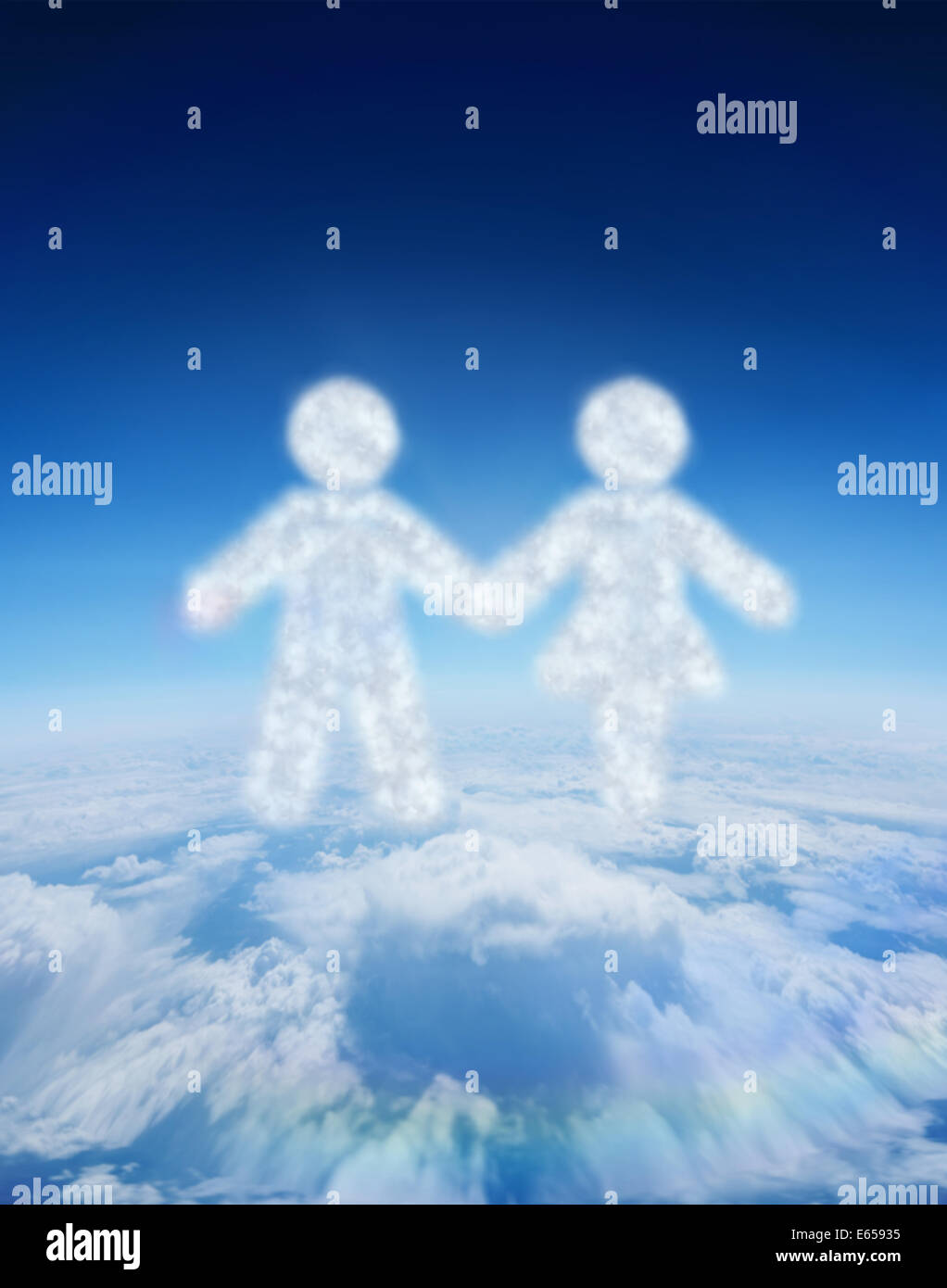 Cloud in human shape hi-res stock photography and images - Alamy