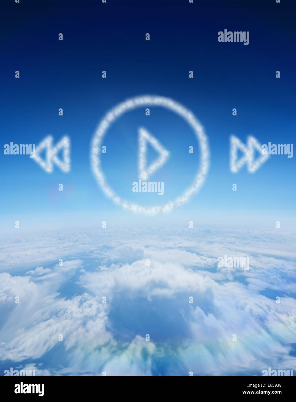 Music in clouds hi-res stock photography and images - Alamy