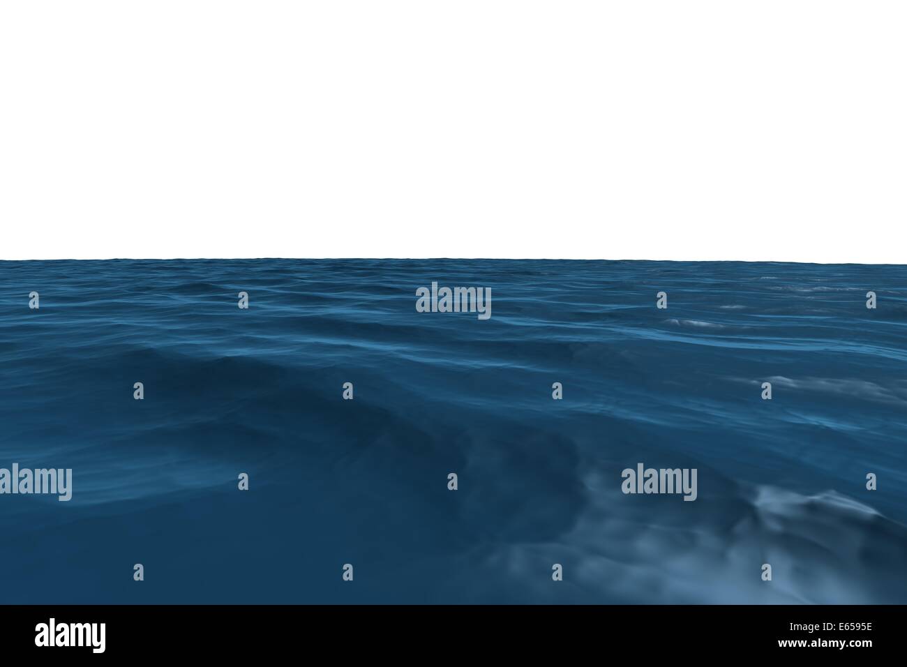 Digitally generated graphic Blue ocean Stock Photo - Alamy