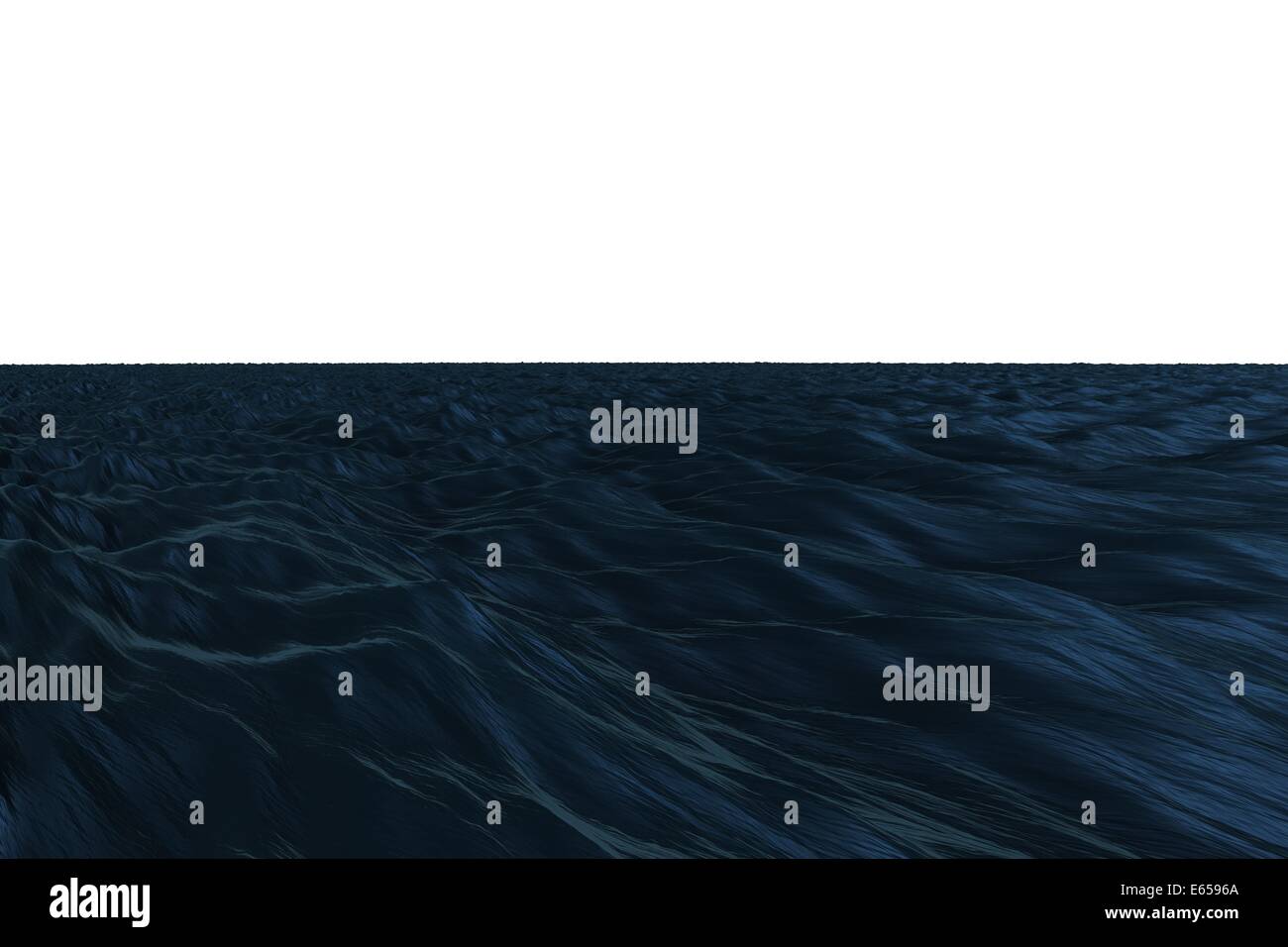 Digitally generated graphic Dark blue ocean Stock Photo - Alamy