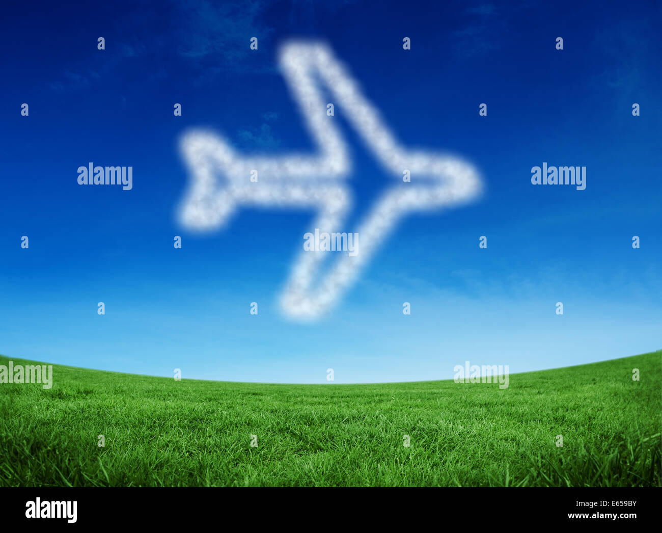 Airplane shape hi-res stock photography and images - Alamy
