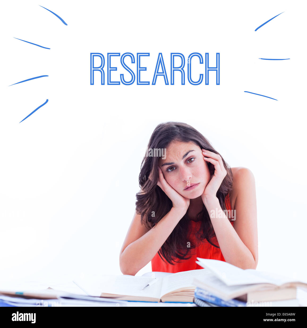 Stressed student hi-res stock photography and images - Alamy
