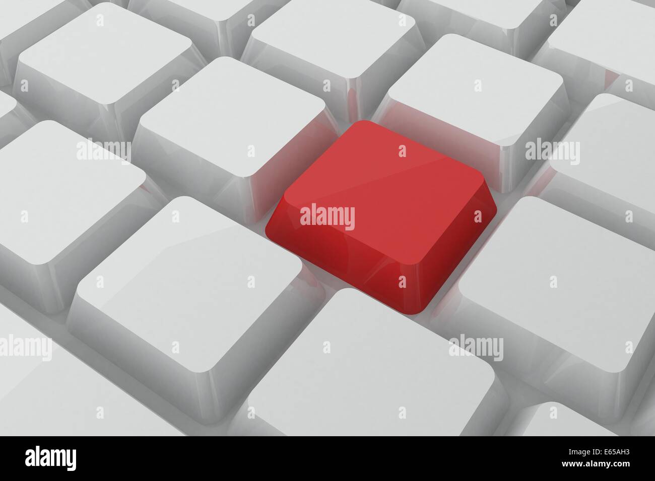Red key on keyboard Stock Photo - Alamy