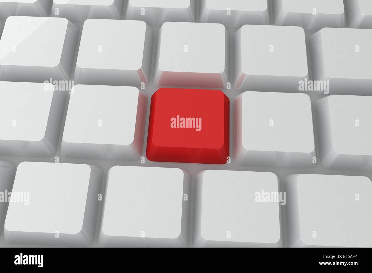 Red key on keyboard Stock Photo - Alamy