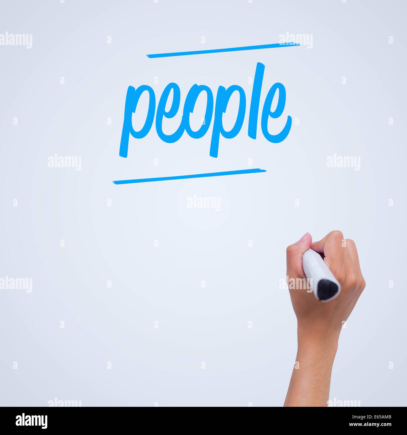 People against female hand writing with marker Stock Photo - Alamy People against female hand writing with marker Stock Photo - Alamy