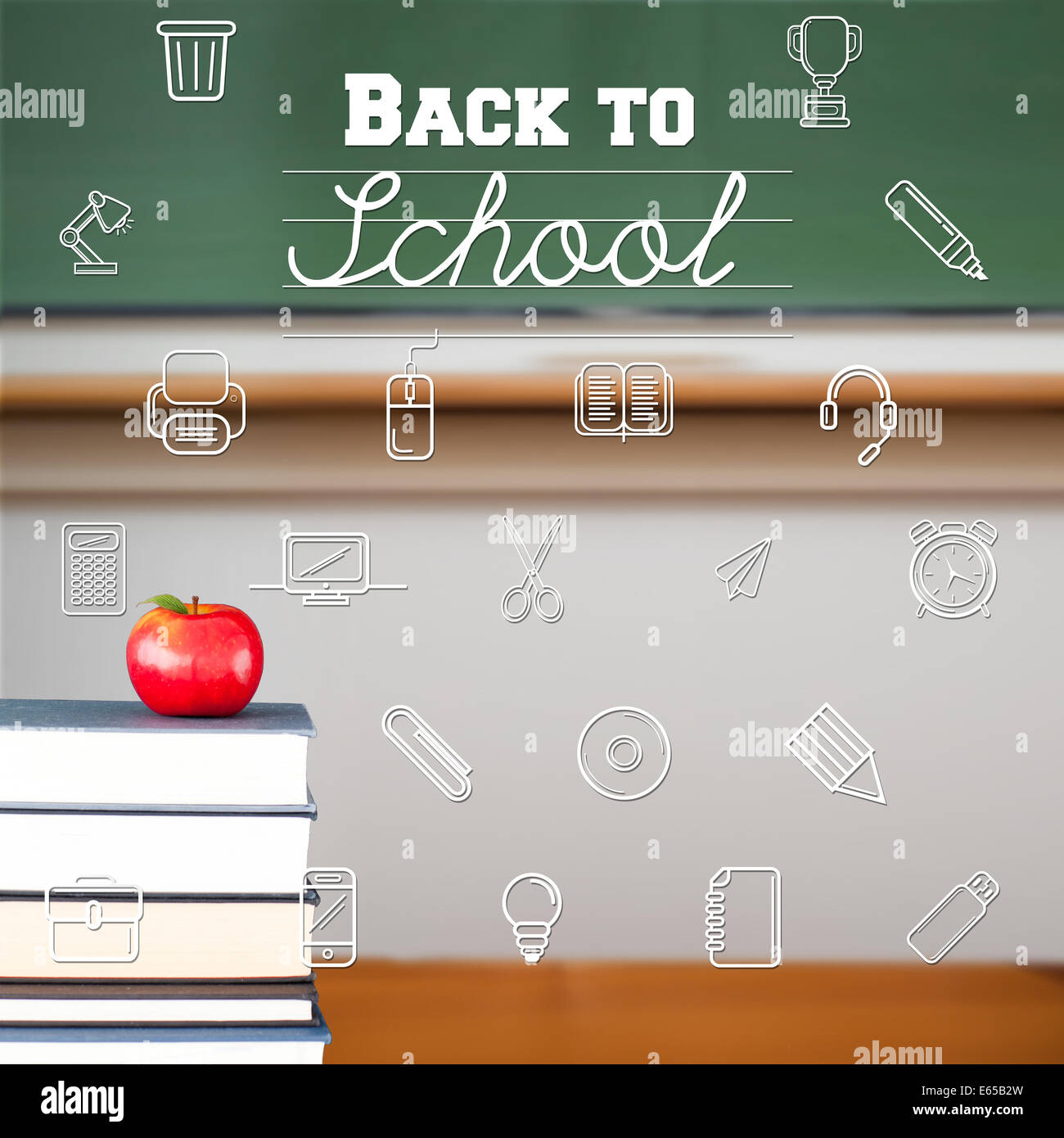 Trash bin classroom hi-res stock photography and images - Alamy