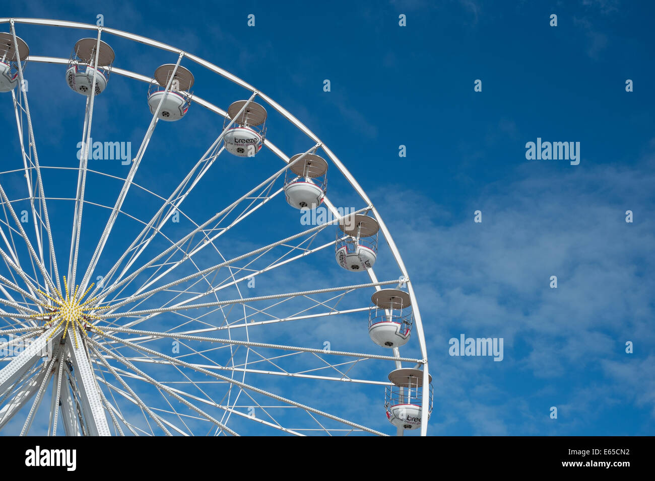 wheel and blue sky Stock Photo - Alamy