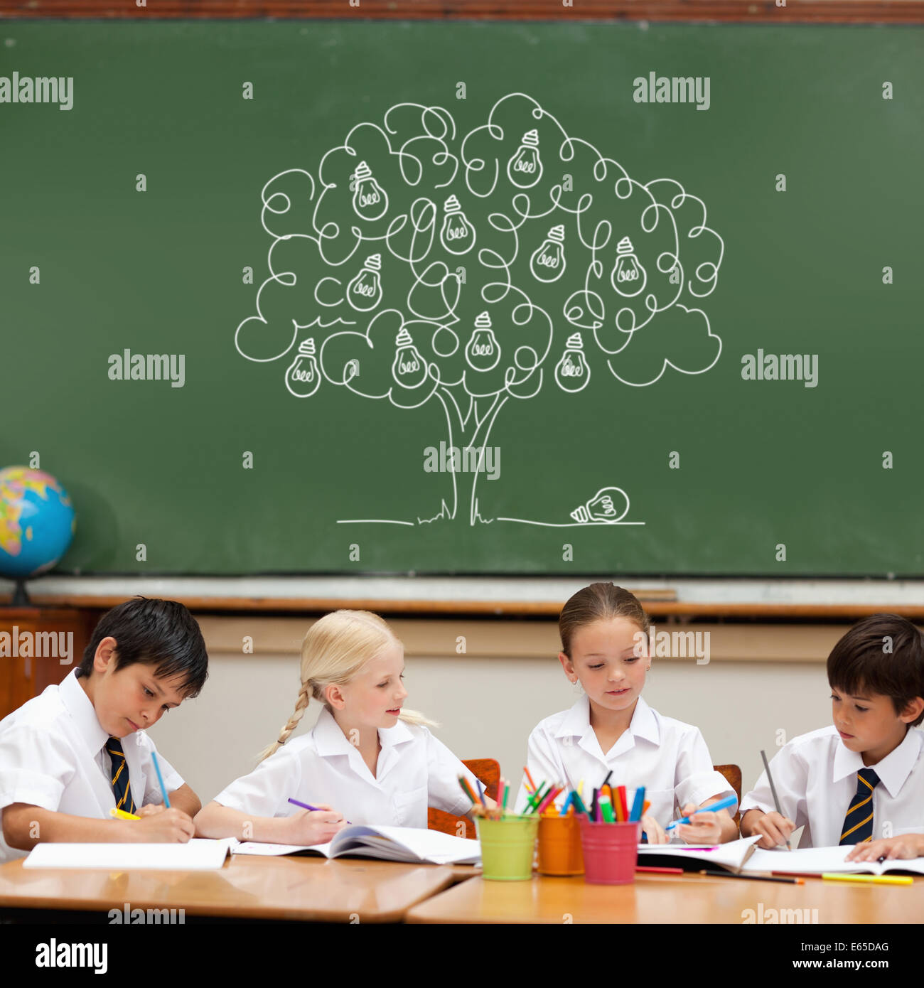 Composite image of idea tree Stock Photo - Alamy