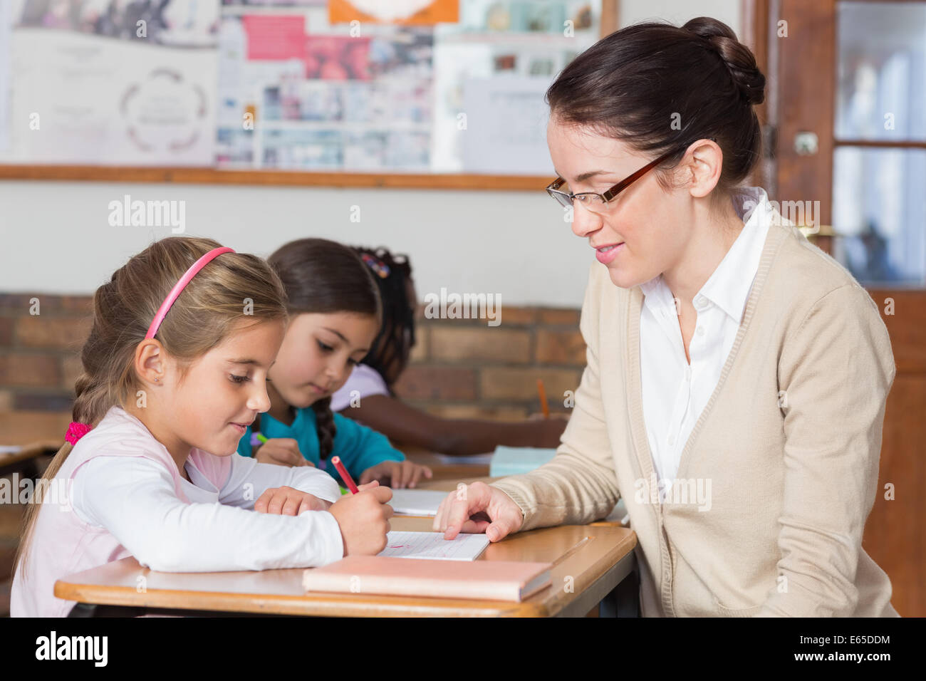 Pretty teacher hi-res stock photography and images - Alamy