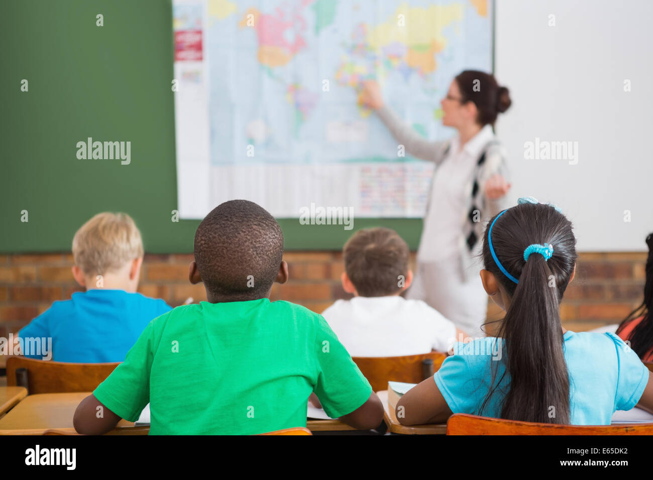 Geography lesson classroom hi-res stock photography and images - Alamy