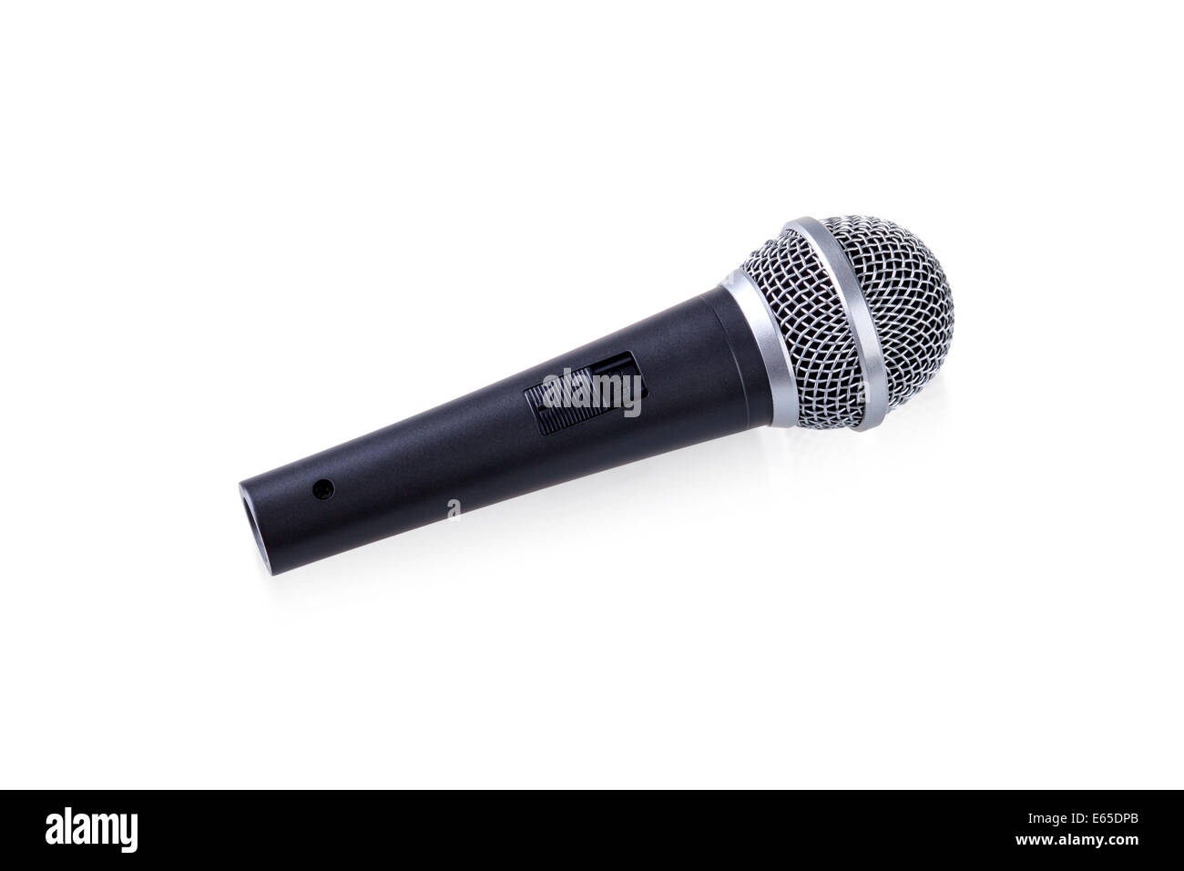 wireless microphone isolated on white background Stock Photo - Alamy
