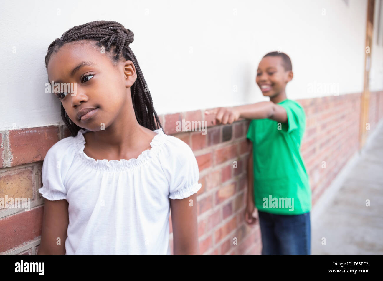 Boy laughing at another boy hi-res stock photography and images - Alamy