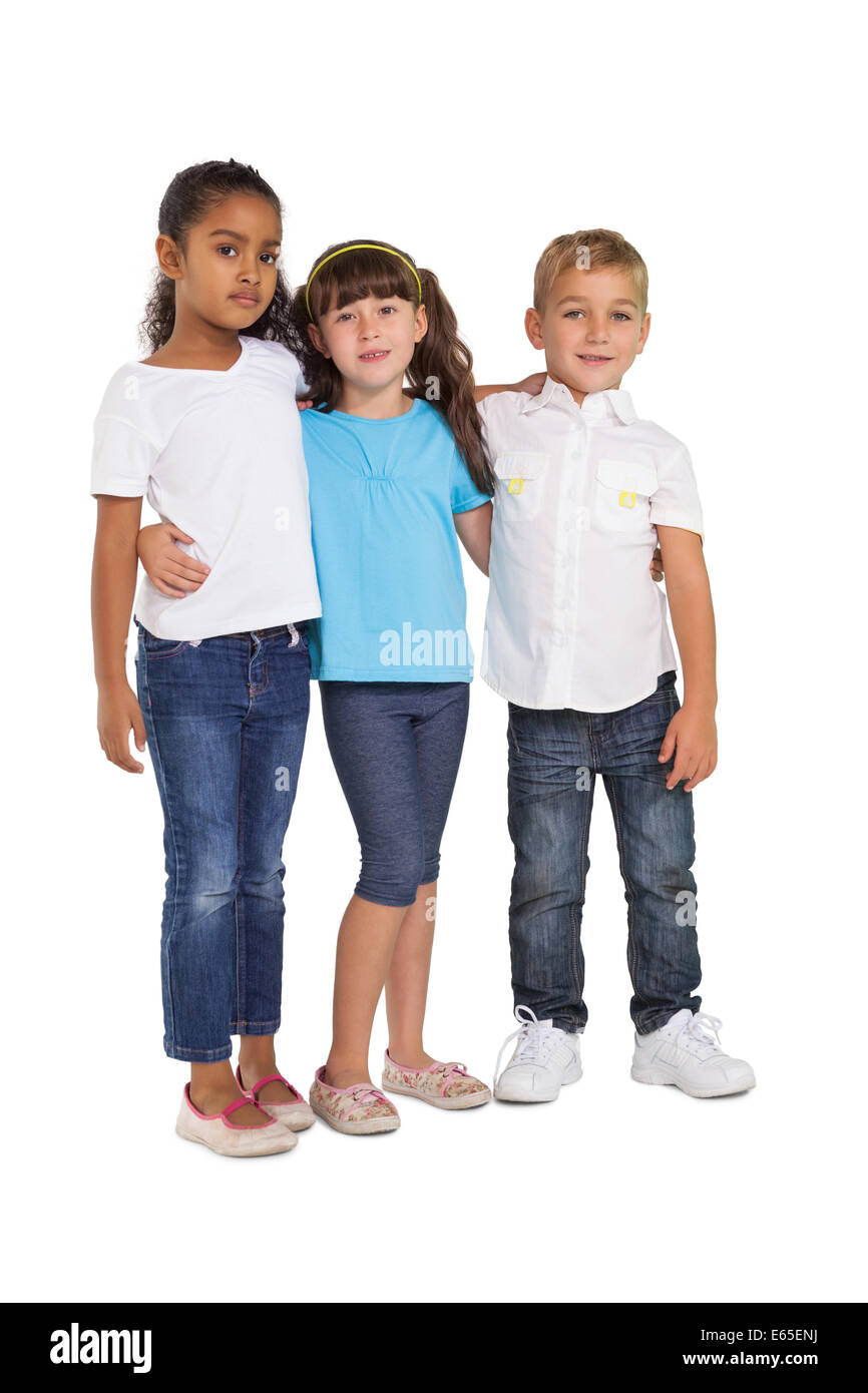 Cute children smiling at camera Stock Photo - Alamy
