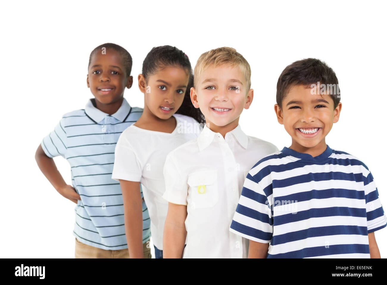 Cute children smiling at camera Stock Photo - Alamy