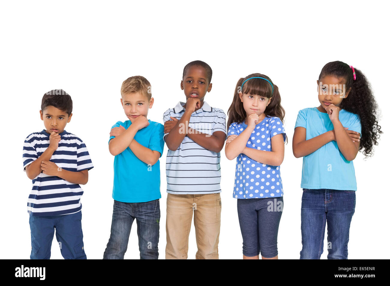 Cute Children Pouting Camera High Resolution Stock Photography and ...