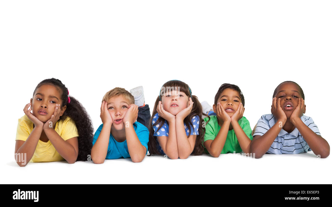 Cute children smiling at camera Stock Photo - Alamy