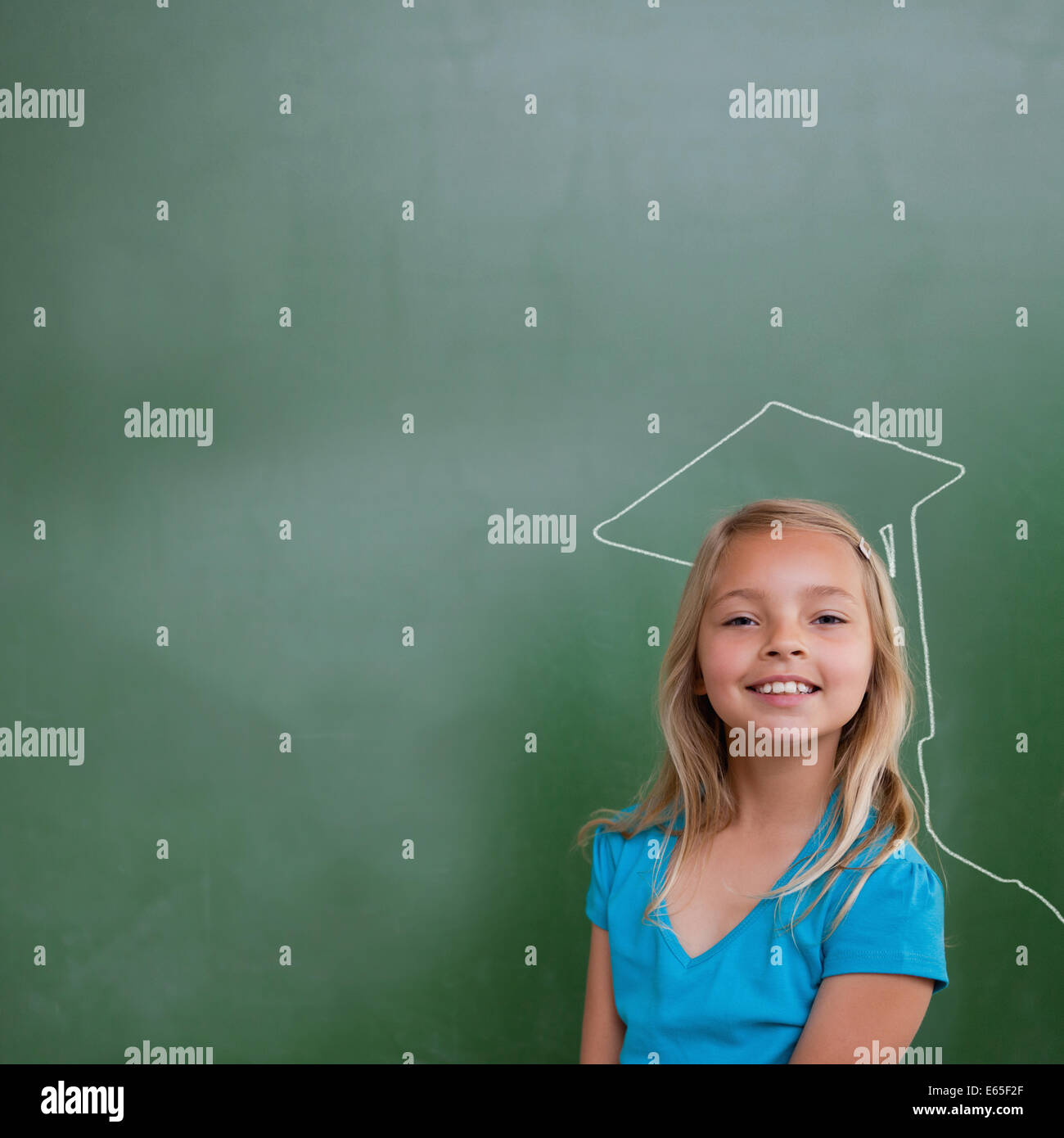 Female graduate silhouette hi-res stock photography and images - Alamy