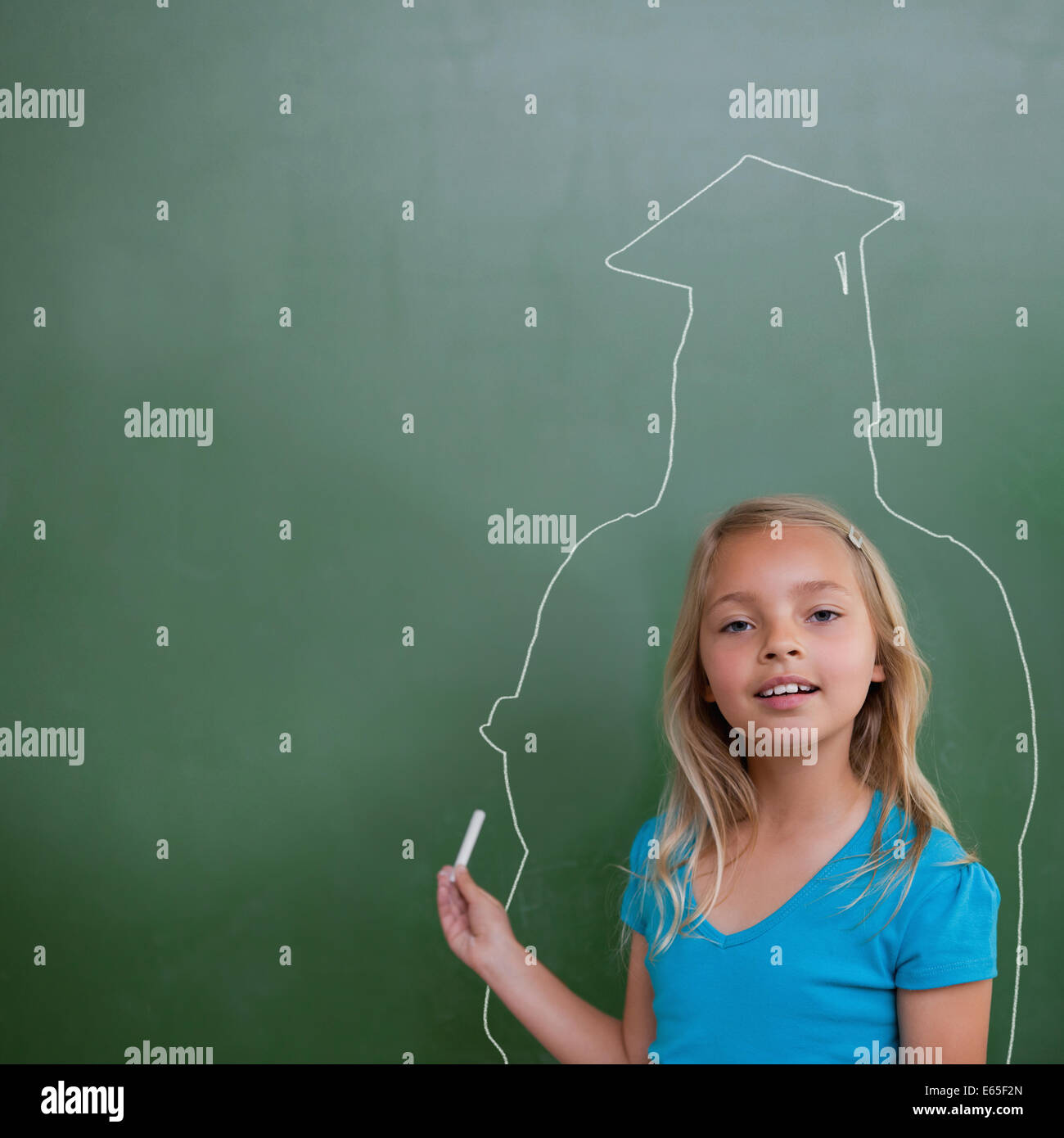 Female graduate silhouette hi-res stock photography and images - Alamy