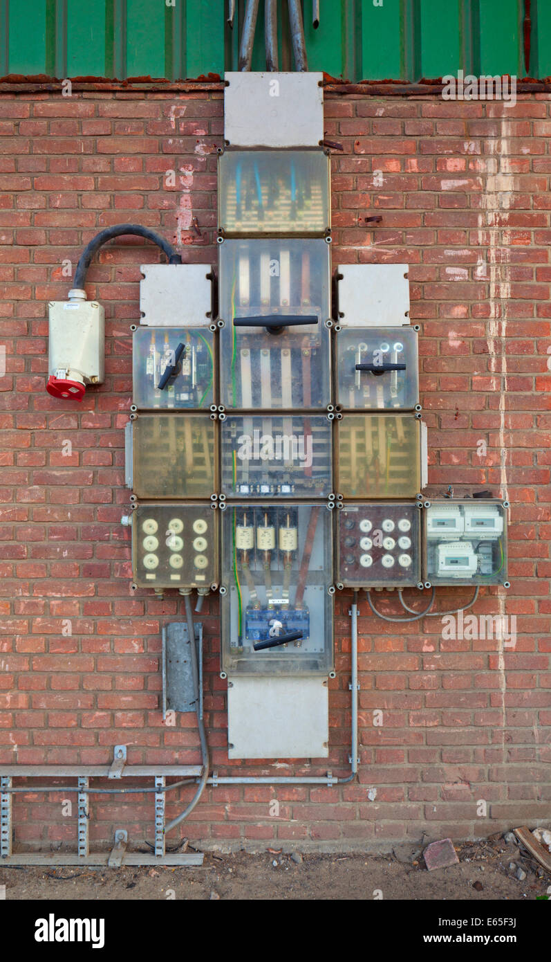 High voltage switch board Stock Photo - Alamy