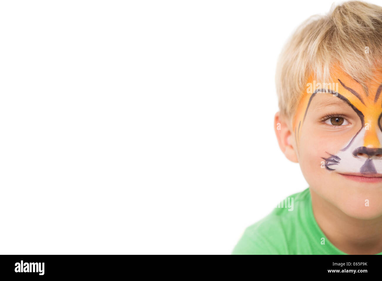 Tiger face paint hi-res stock photography and images - Alamy