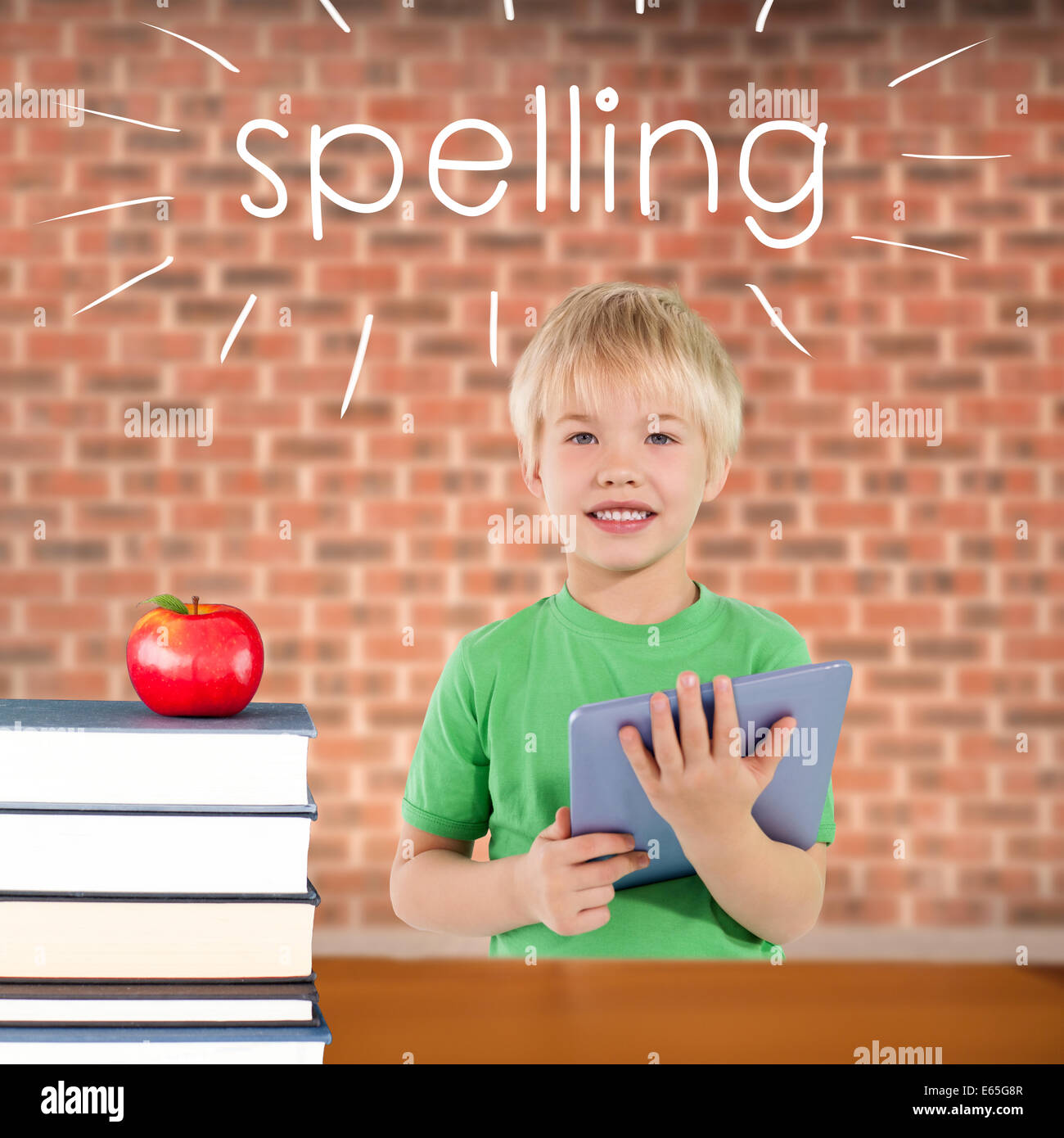 Child spelling hi-res stock photography and images - Alamy
