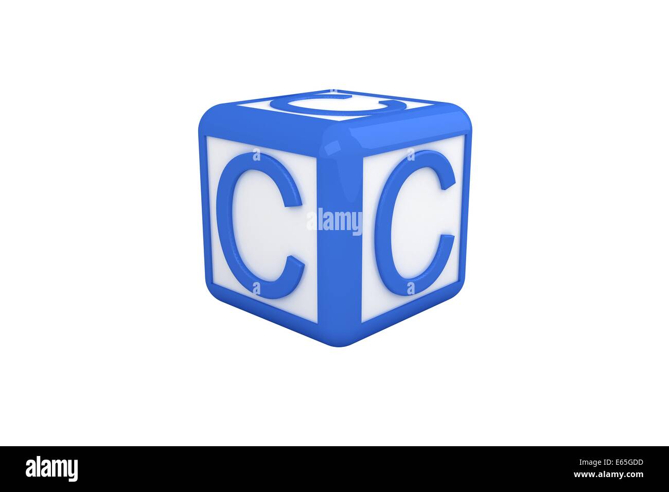 C blue and white block Stock Photo - Alamy