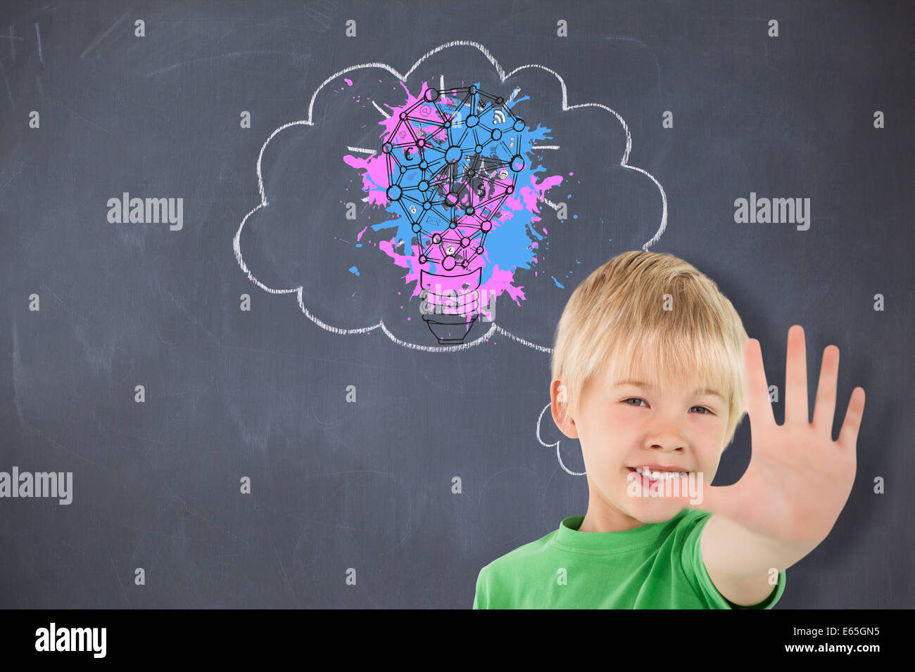 Boy hand drawing hi-res stock photography and images - Alamy