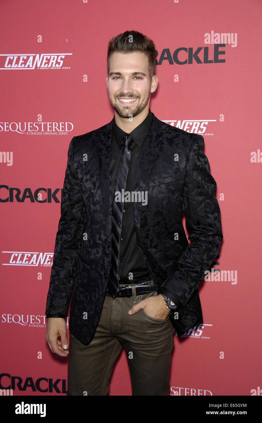 Los Angeles, CA, USA. 14th Aug, 2014. James Maslow at arrivals for ...