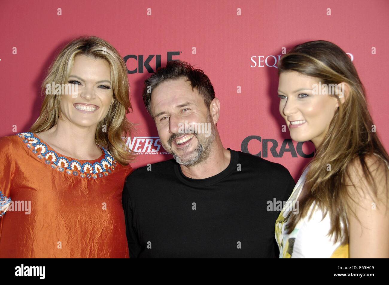 Los Angeles, CA, USA. 14th Aug, 2014. Missy Pyle, David Arquette ...