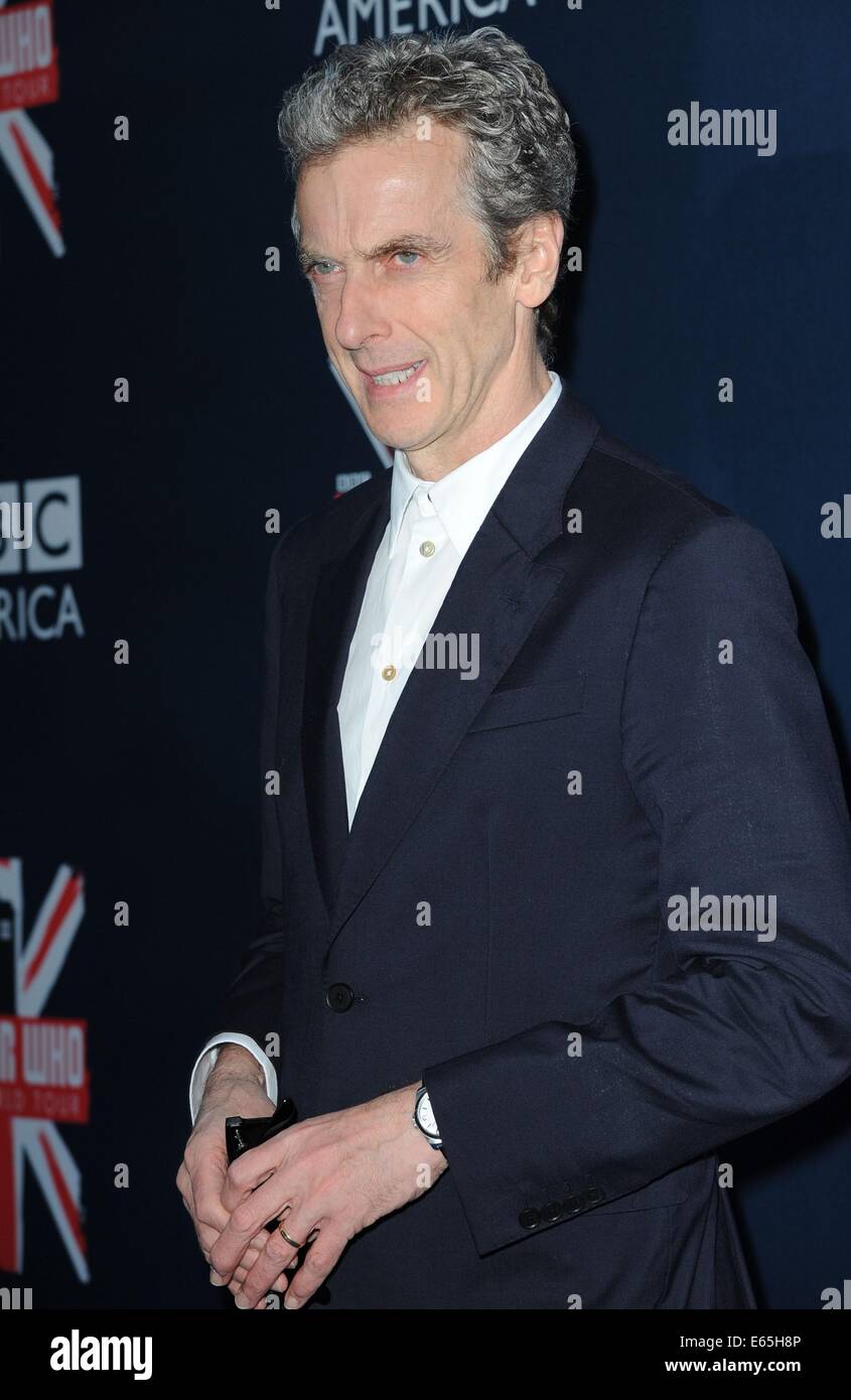New York, NY, USA. 14th Aug, 2014. Peter Capaldi at arrivals for BBC ...