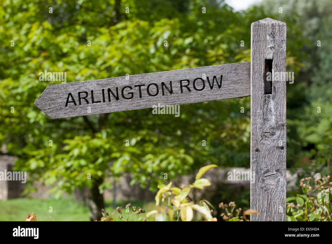 Wooden road sign hi-res stock photography and images - Alamy