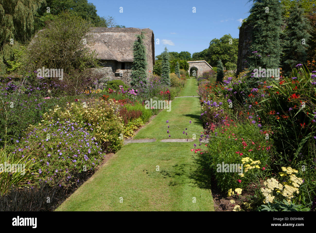The Walled Garden at The Garden House Buckland Monachorum Yelverton ...