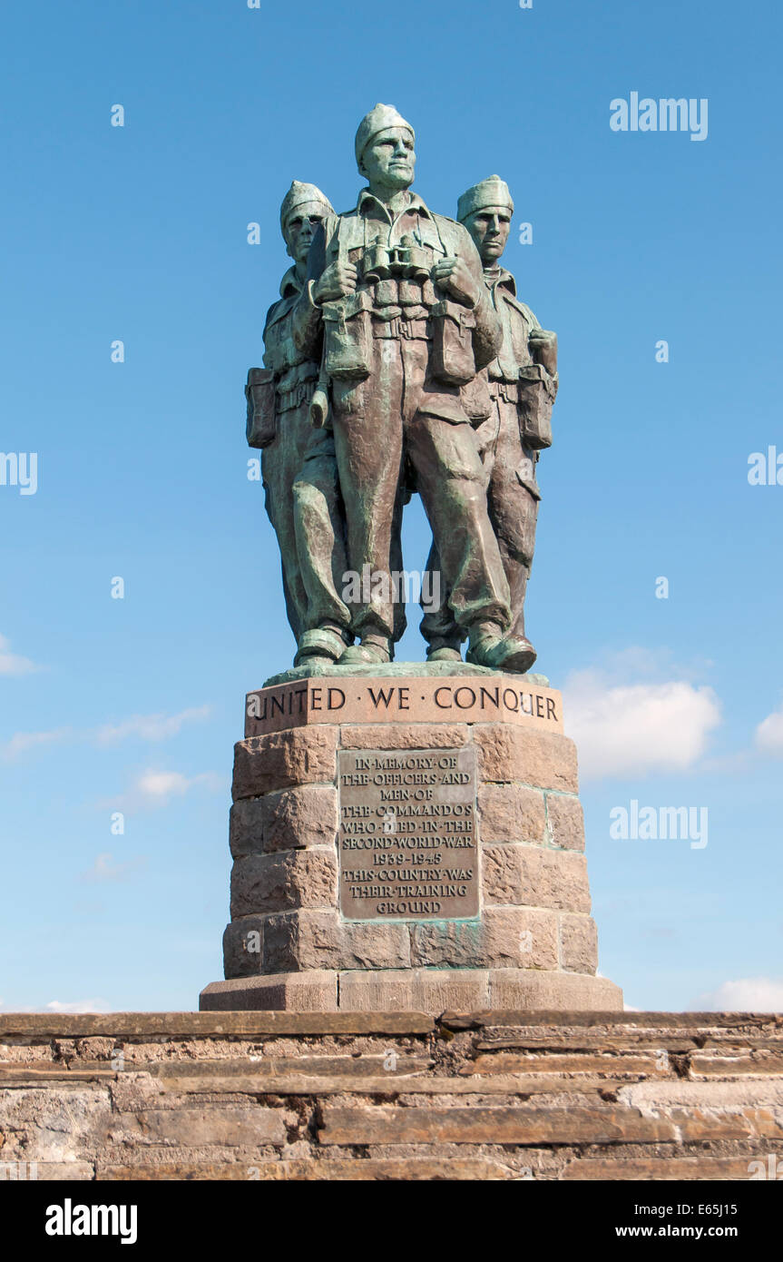 The commando memorial statue hi-res stock photography and images - Alamy