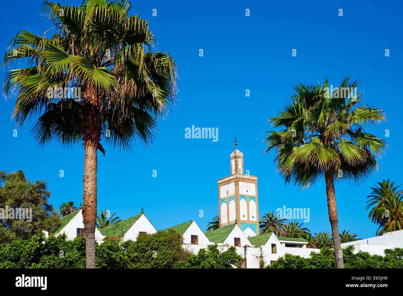 Morocco, Casablanca, old medina, Jamaa Ould El Hamra mosque Stock Photo ...