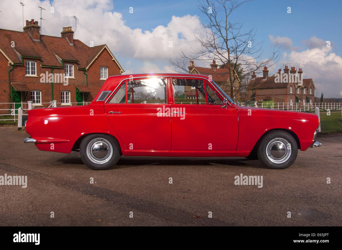 1965 Mk1 Ford Cortina GT four door saloon car Stock Photo - Alamy