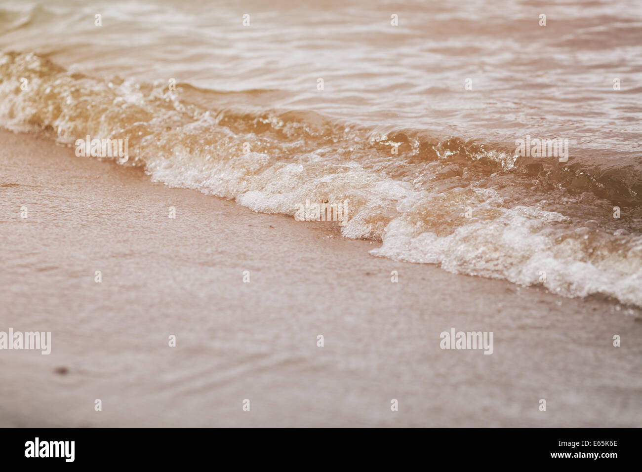 waves on beach close up, summer time vacation background Stock Photo ...