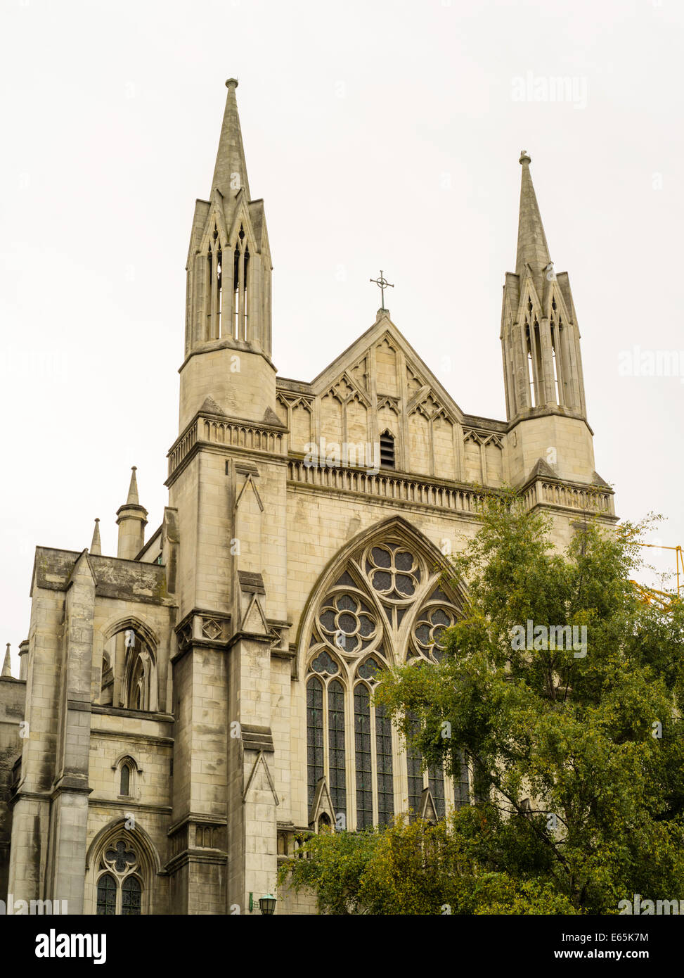 St. Paul's Cathedral, photographed from The Octagon, Dunedin, New ...